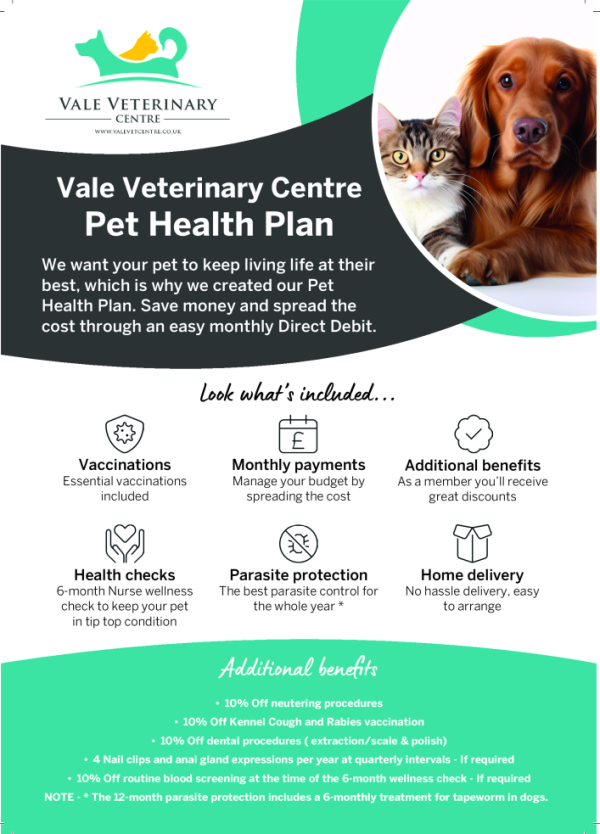 Health Plan – Vale Veterinary Centre